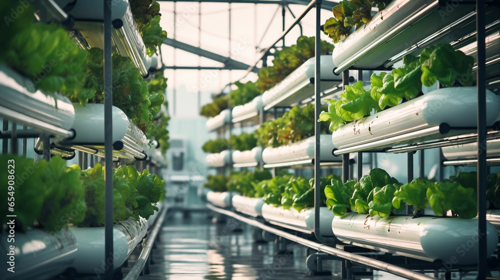 stockphoto, copy space, Automatic UPVC Hydroponics Farm Setup ...