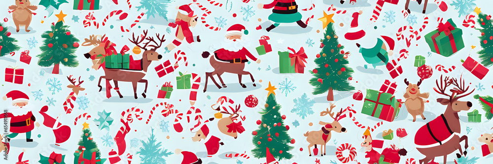 merry christmas, merry, easter seamless pattern, merry christmas ...