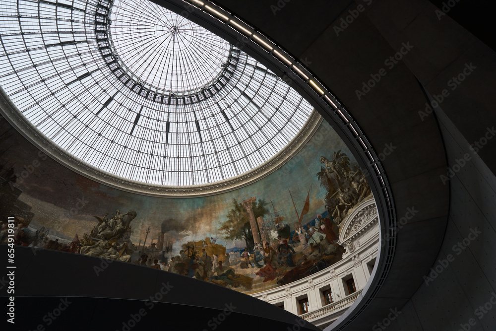 Paris, France, September 15, 2023, the Bourse de Commerce - Pinault ...