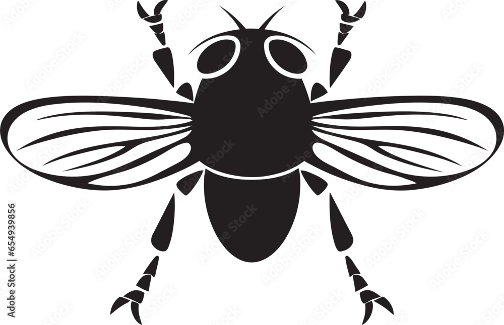 Insect Borne Menace Logo Venomous Tsetse Crest Stock Vector | Adobe Stock