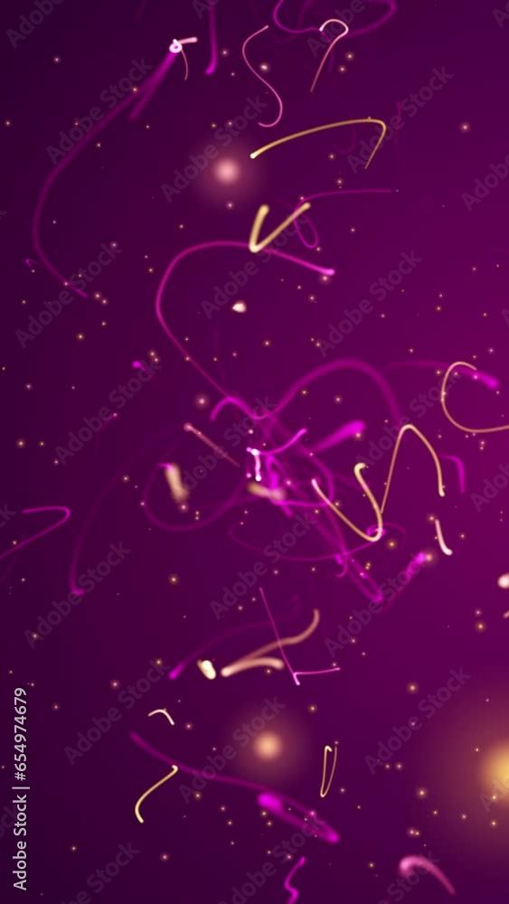 Vertical video - fun party and celebration motion background animation ...