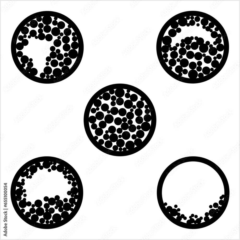 Blocked Artery Icon, Clogged Artery Icon, Artery Blocked By Cholesterol ...