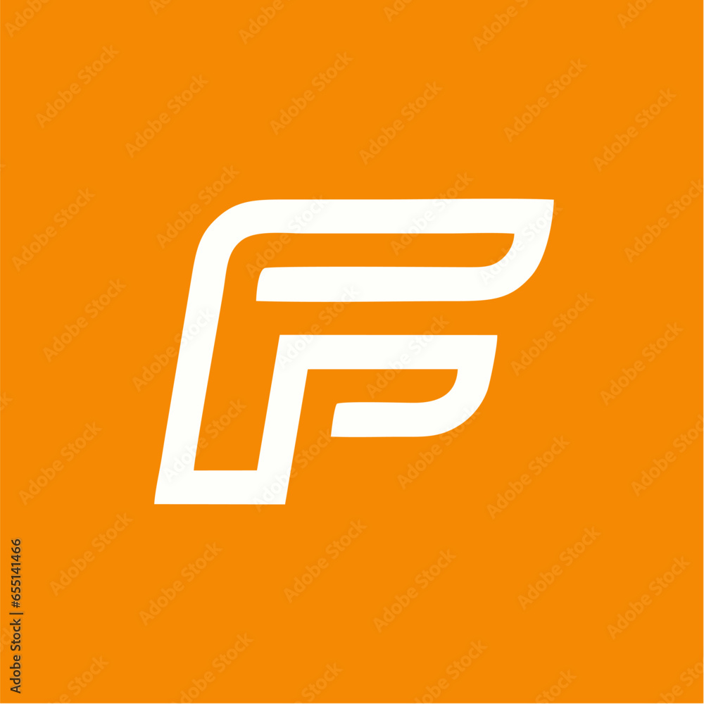 letters F logos with the letter f logo logos fff Stock Vector | Adobe Stock