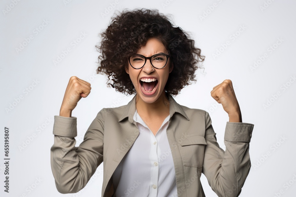 A determined woman ready to take on the challenges of the business ...