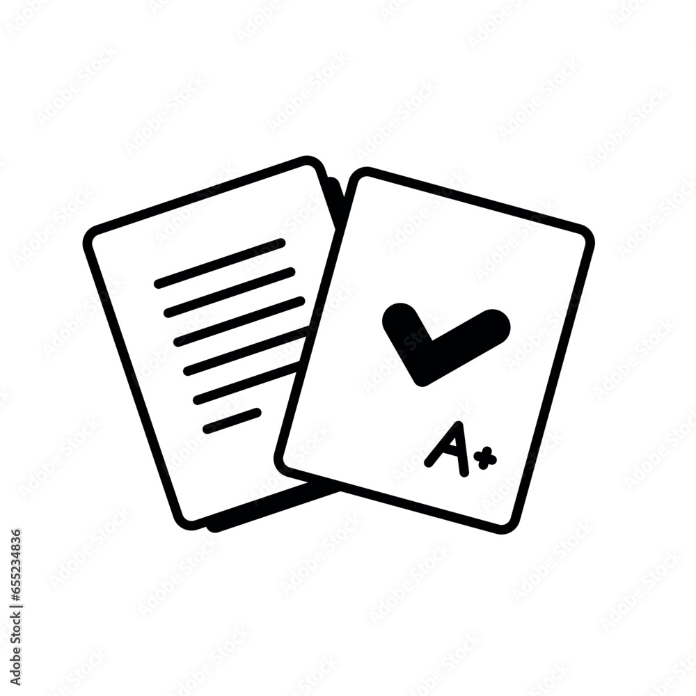 Evaluation icon, Assessment symbol, Analysis illustration, Appraisal ...