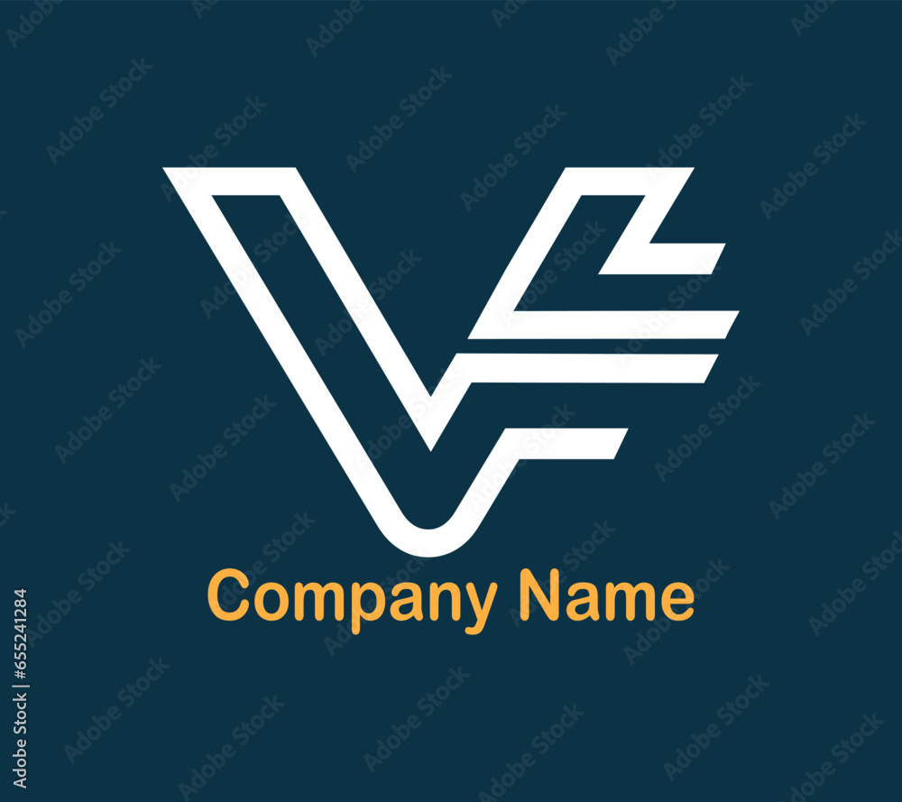 Letter logo. EPS file. EditableColor. CMYK Color mode. Free Font used ...