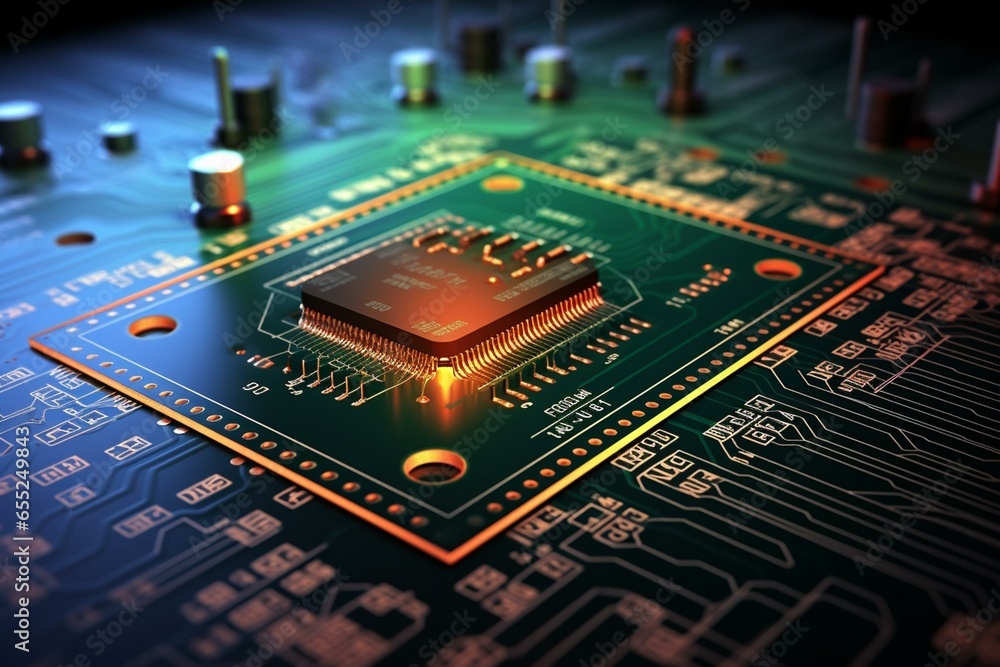 Simulation of a transistor on a PCB using CAD system for engineering ...