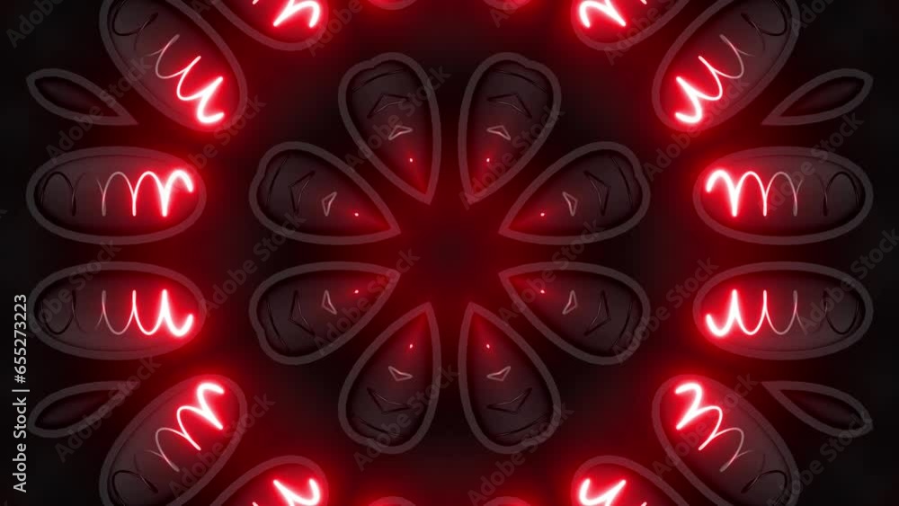 Vidéo Stock This stock motion graphic video of 4K Helix Neon Lights ...