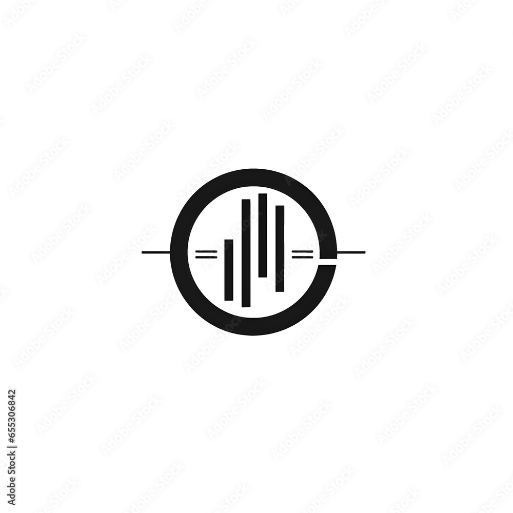 Minimalistic Financial Stability Icon, business clipart, transparent ...