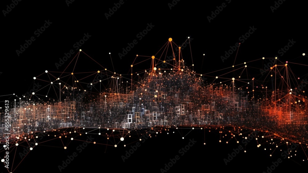 Conceptual diagram of particle lines for the structure generative ai ...