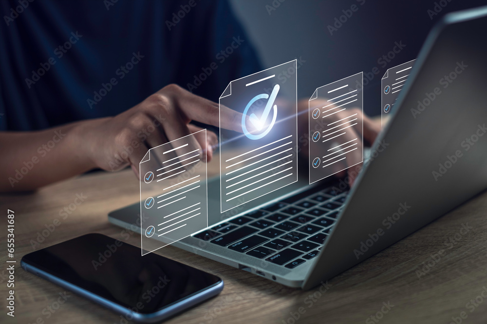 Digital checklist summary report form and document Management system ...