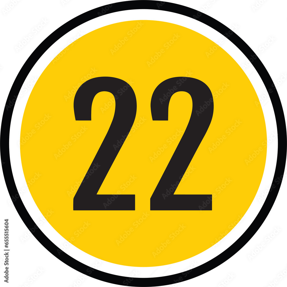 Number symbols Icons Stock Illustration | Adobe Stock