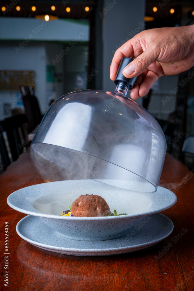 Postre de papa andina, comida tipica del Perú, Stock Photo | Adobe Stock