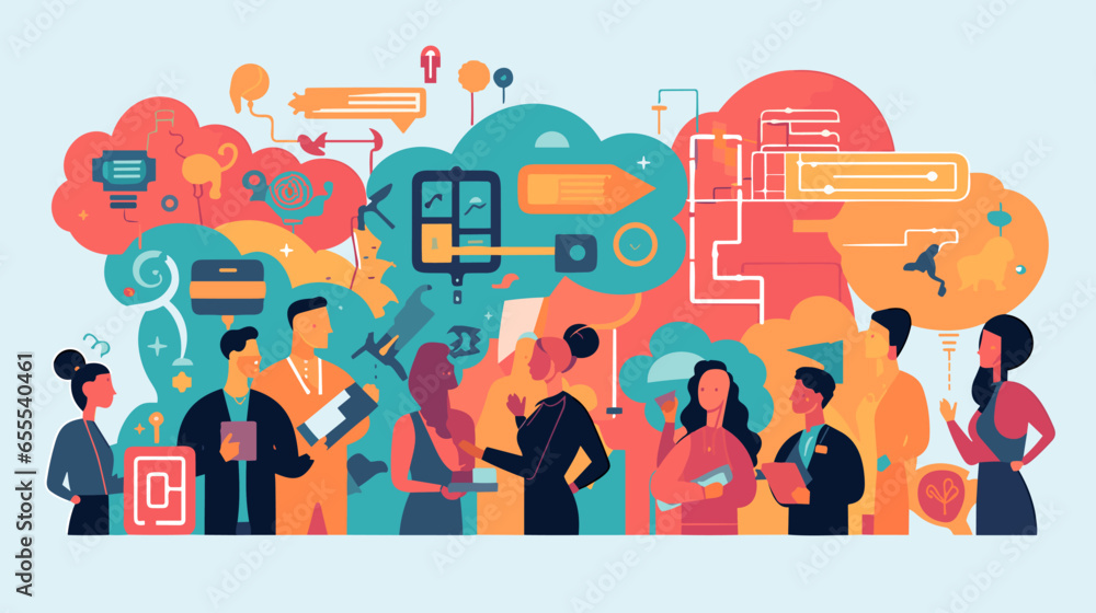 Concept vector illustration of LLM (Large Language Models). Stock ...