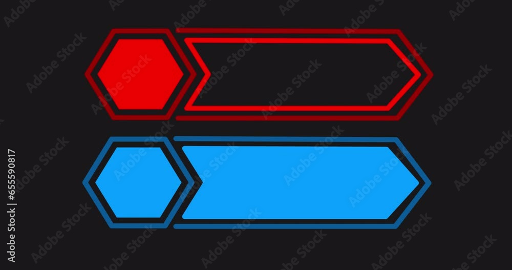 Lower third pack animation in 4k - Alpha Channel. Designed cool lower ...