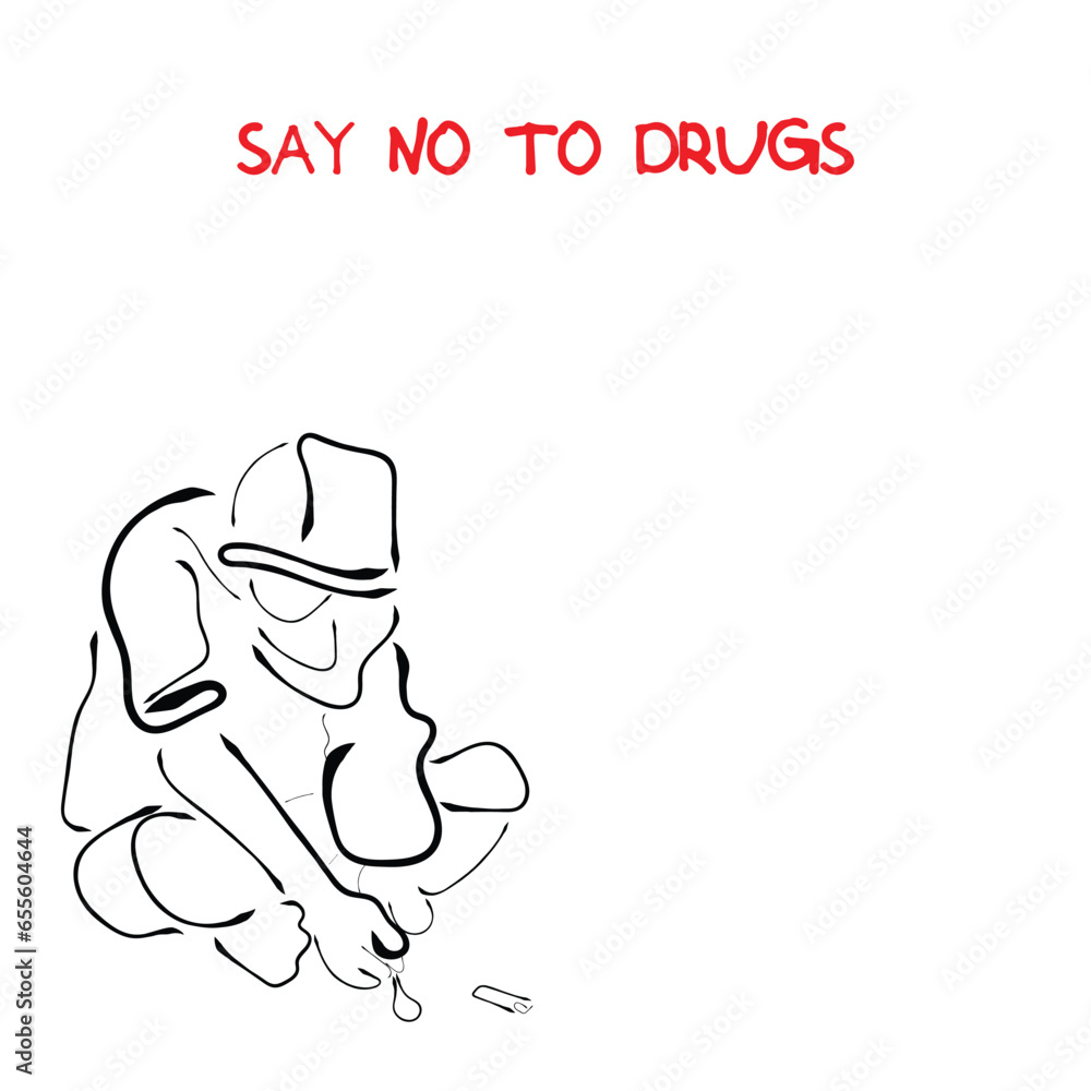 Drug abuse vector art. Friends and colleagues partying and abusing ...