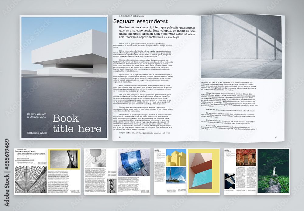 Architecture Reference Brochure Stock Template | Adobe Stock