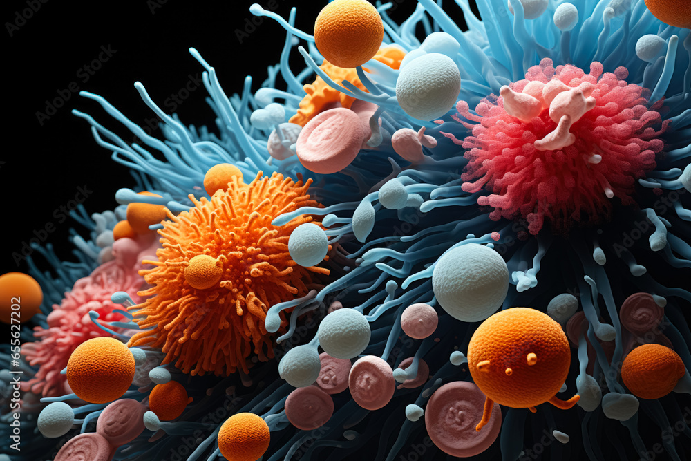 Detailed macro imagery of diverse bacteria forms via electron ...