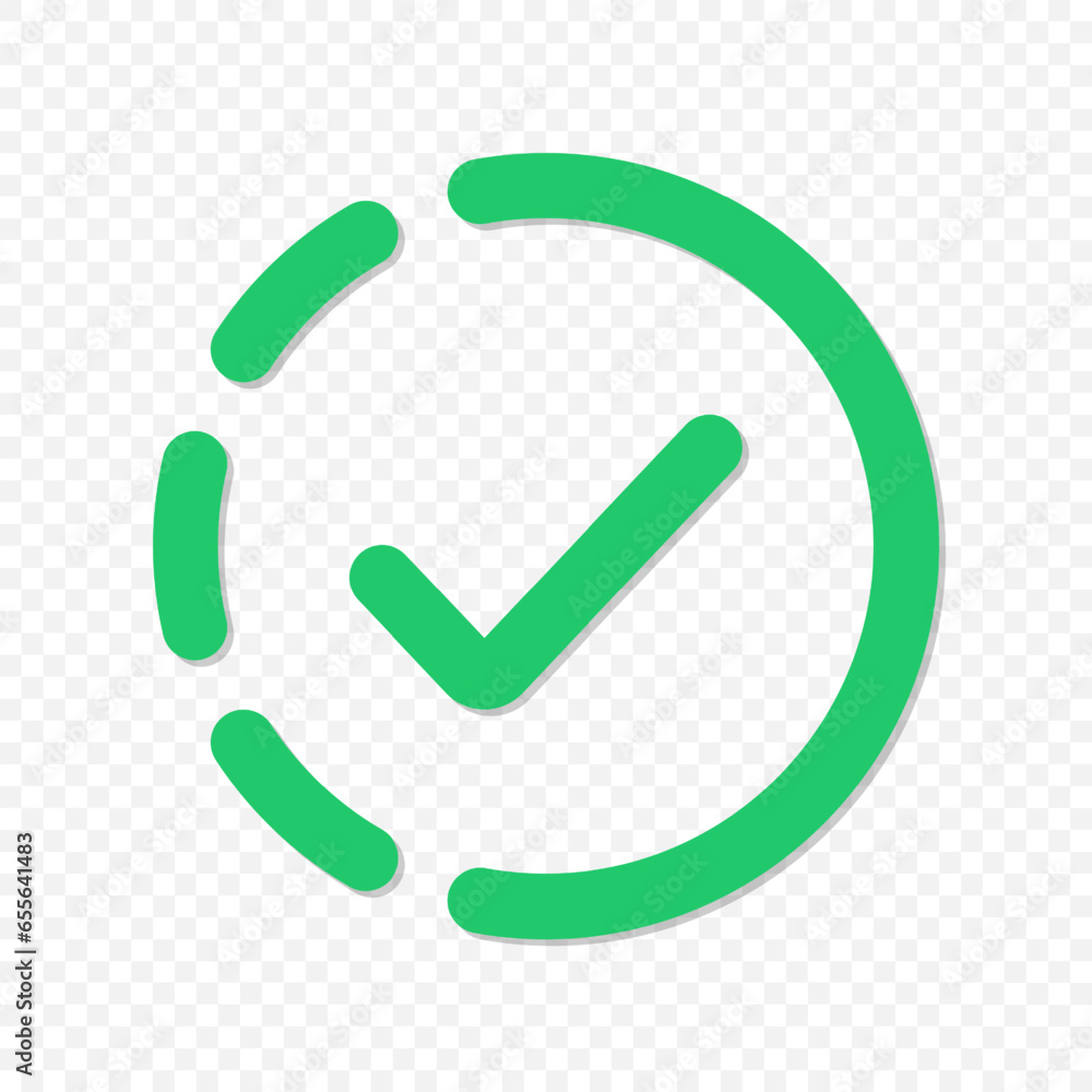 Load completed progress bar icon. Check loading symbol isolated. Vector ... Load completed progress bar icon. Check loading symbol isolated. Vector ...