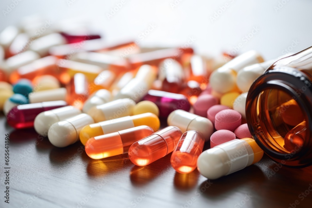 prescription medication vials for various hormonal disorders Stock ...