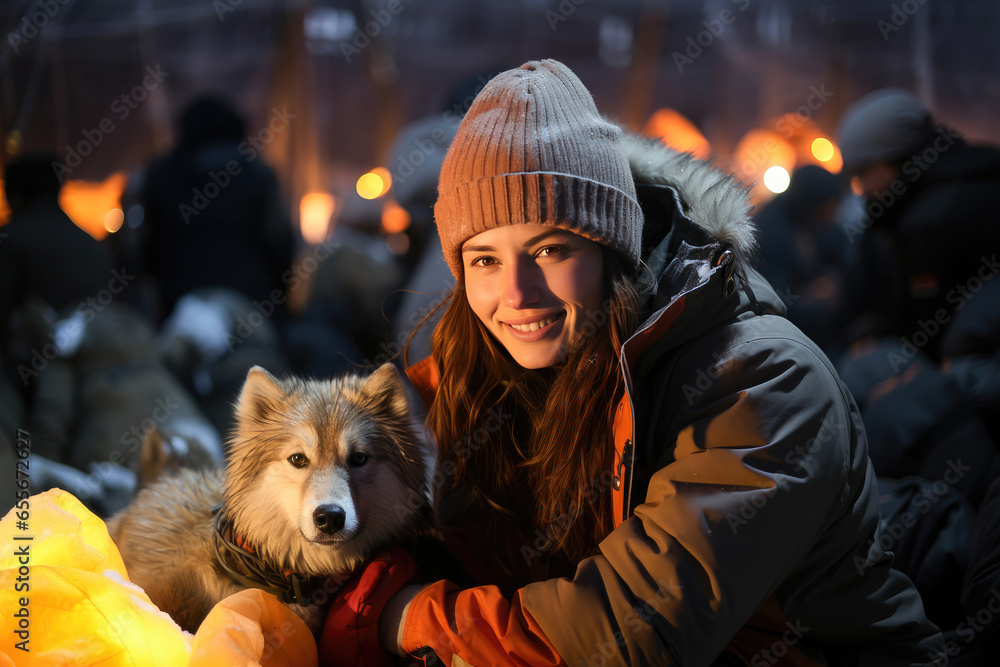 Arctic research expedition with scientists gathering ice cores ...
