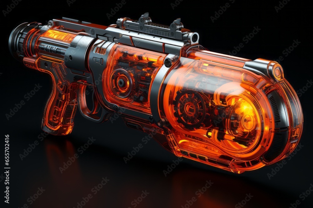 video game gun design Stock Illustration | Adobe Stock