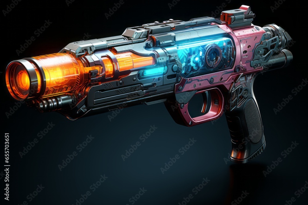 plasma gun design Stock Illustration | Adobe Stock