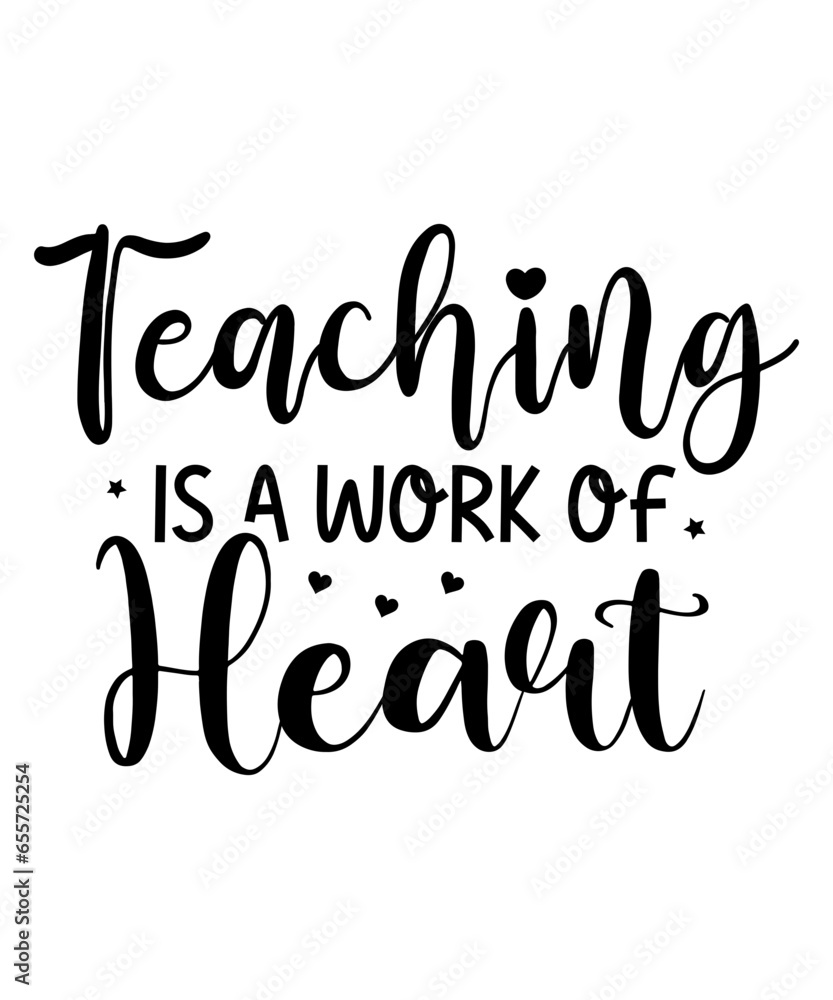 Vecteur Stock Teacher Svg, School Svg, Teacher Svg Bundle, Teacher ...