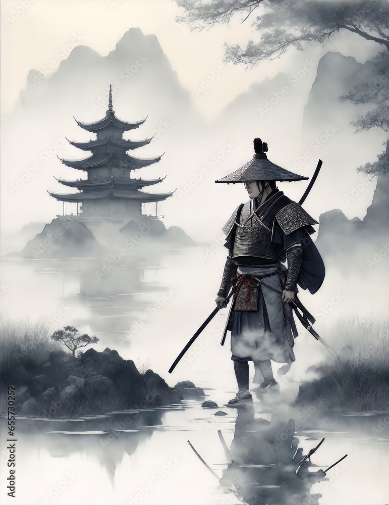 Ronin Samurai by the Pagoda, Passion, Respect and Knowledge. Commitment ...