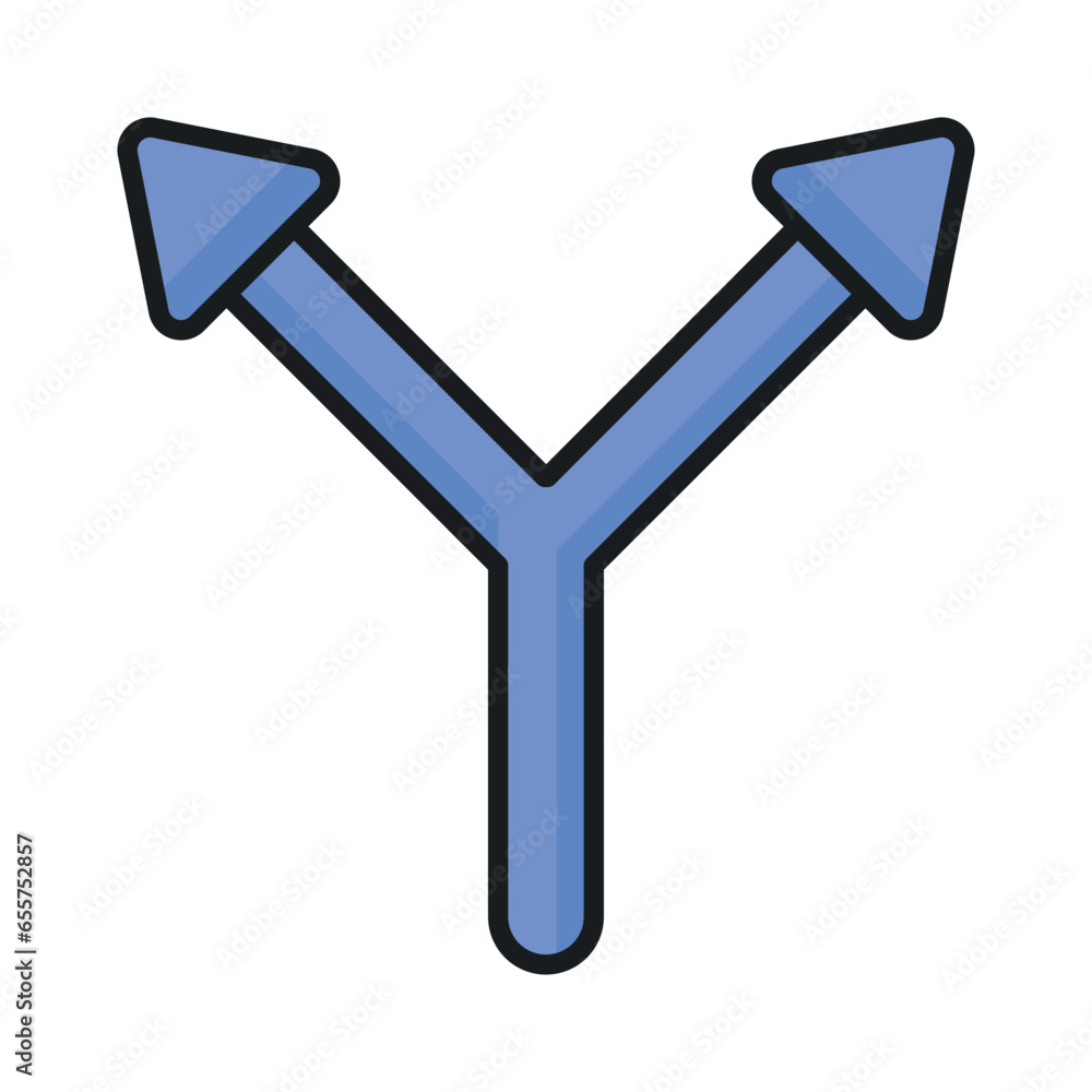 Two way arrow vector design isolated on white background Stock Vector ...