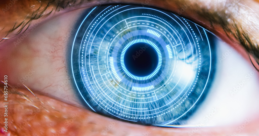 Foto de VFX Visualization: Macro Shot of Advanced Augmented Reality ...