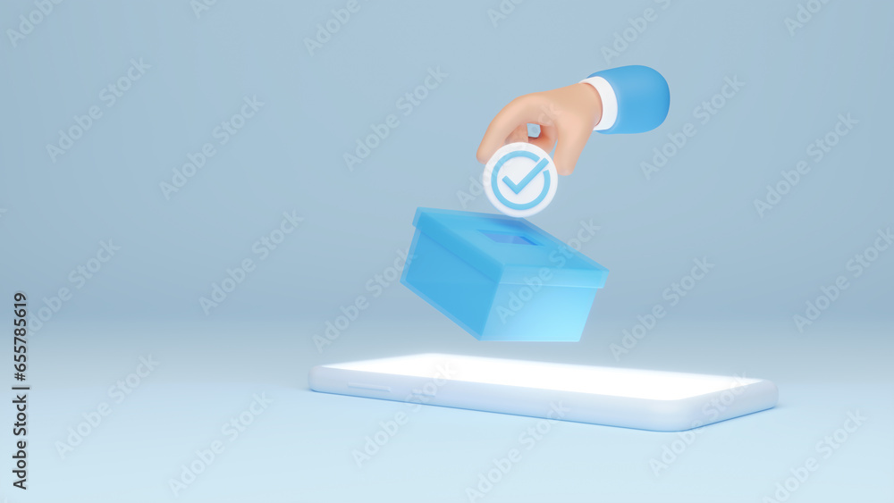 Smartphone as a box for Internet voting and e-ballot in the form of a ...