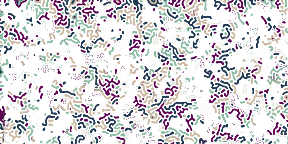 Abstract Organic Lines Pattern Reaction Diffusion Background Turing Generative Design Organic
