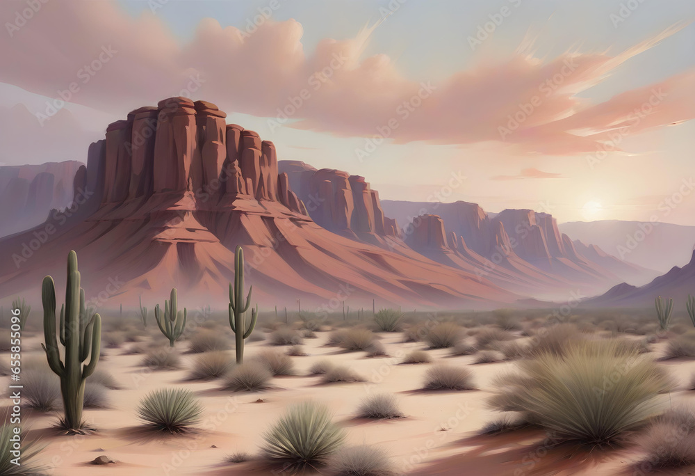 Desert. Landscape. Arid. Sand Dunes. Barren. Wilderness. Dry Terrain ...