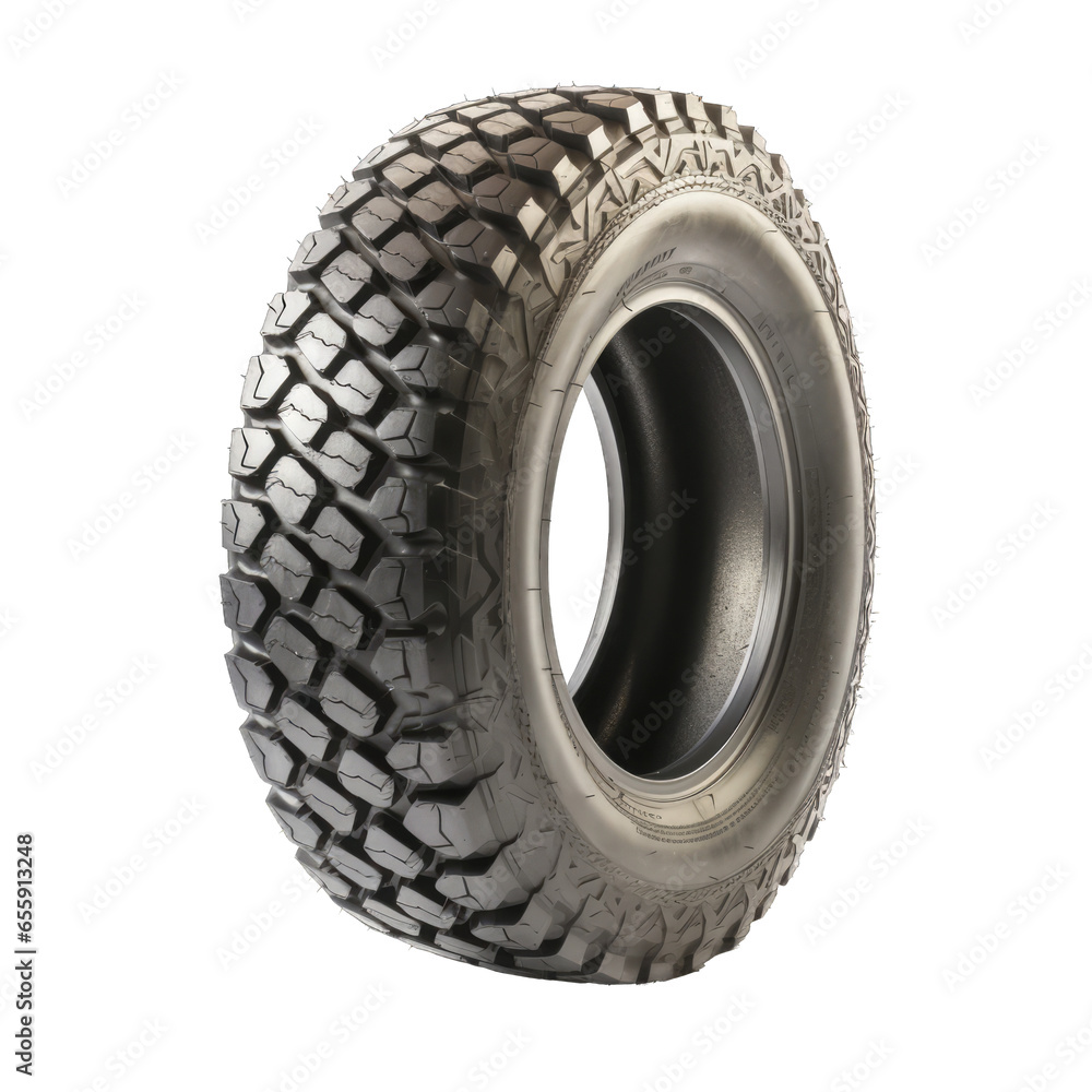 Tire wheel, transparent background, isolate die cut png file Stock-Foto ...