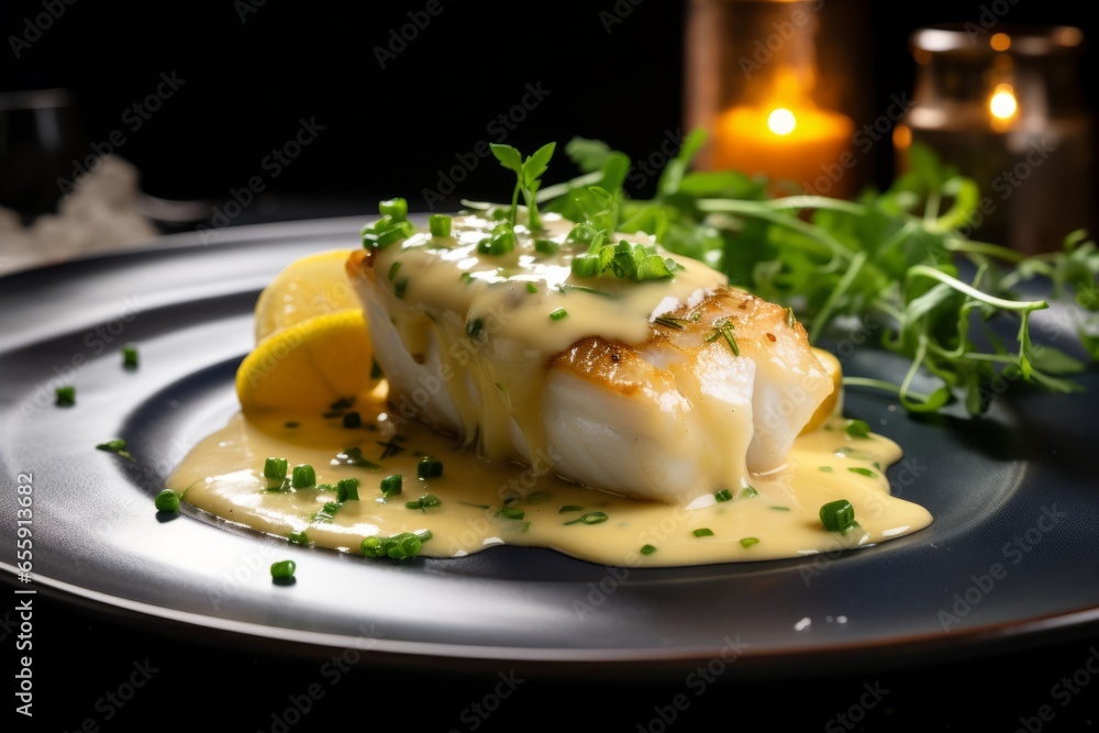 Nordic comfort of a mouthwatering homemade meal - a close-up of ...