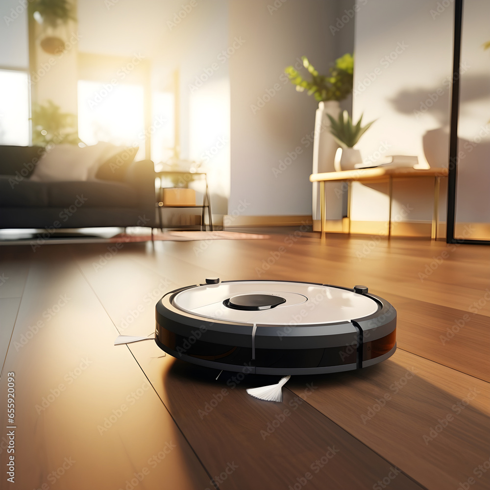 Experience the convenience of modern living as our advanced robot ...