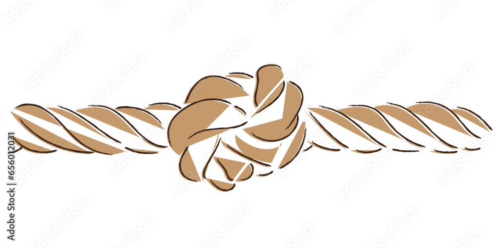 line art vector of Trust concept and connected symbol as two different ...