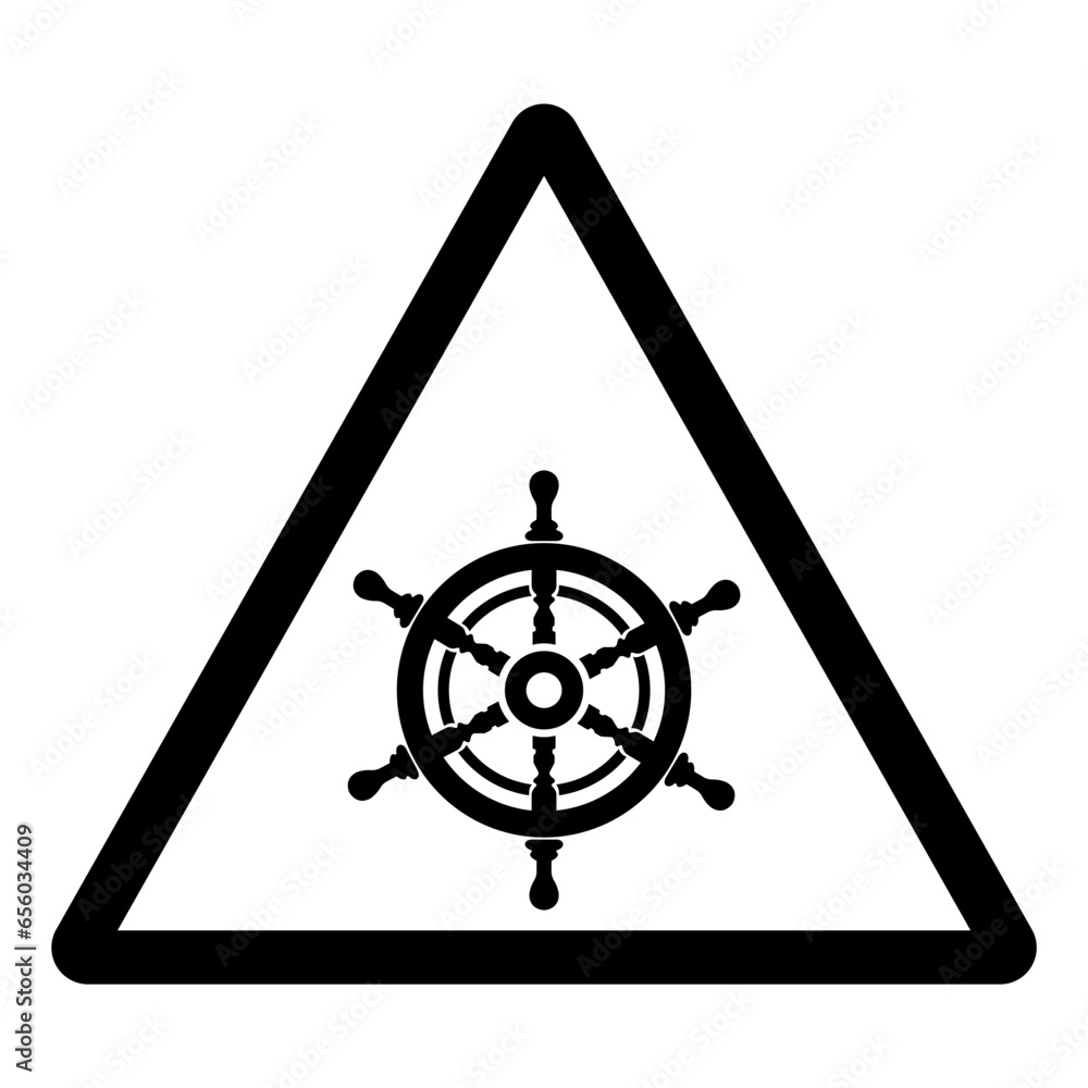 Sailing Area Symbol Sign, Vector Illustration, Isolate On White ...