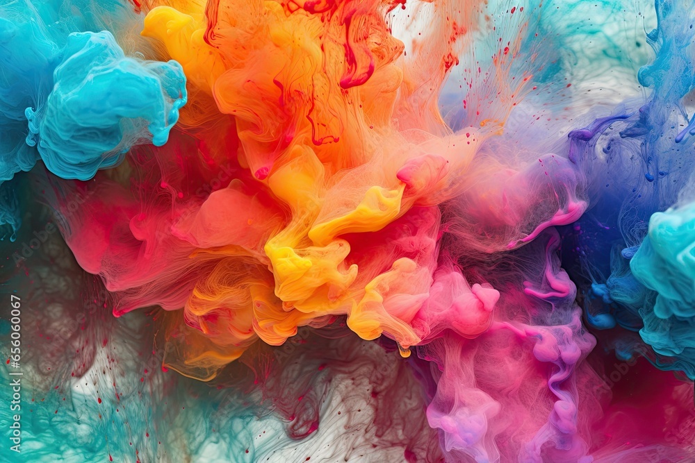 Vibrant and Swirling: Picture the Fluid Interplay of Three Colors in an ...