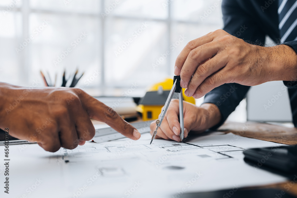 Architects and engineers jointly design and build houses, edit plans ...