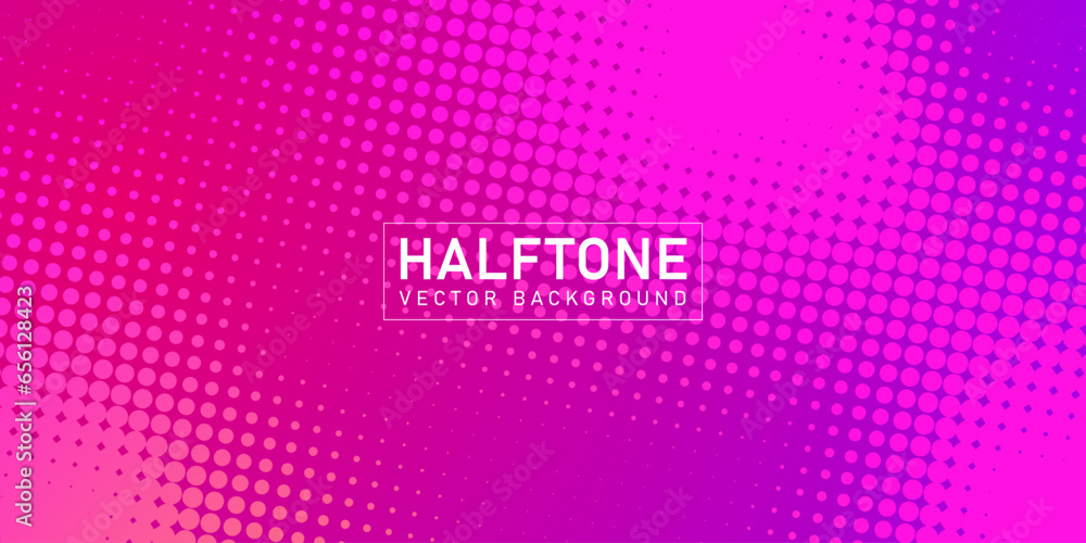 Color halftone texture, abstract pink dotted gradient background Stock ...