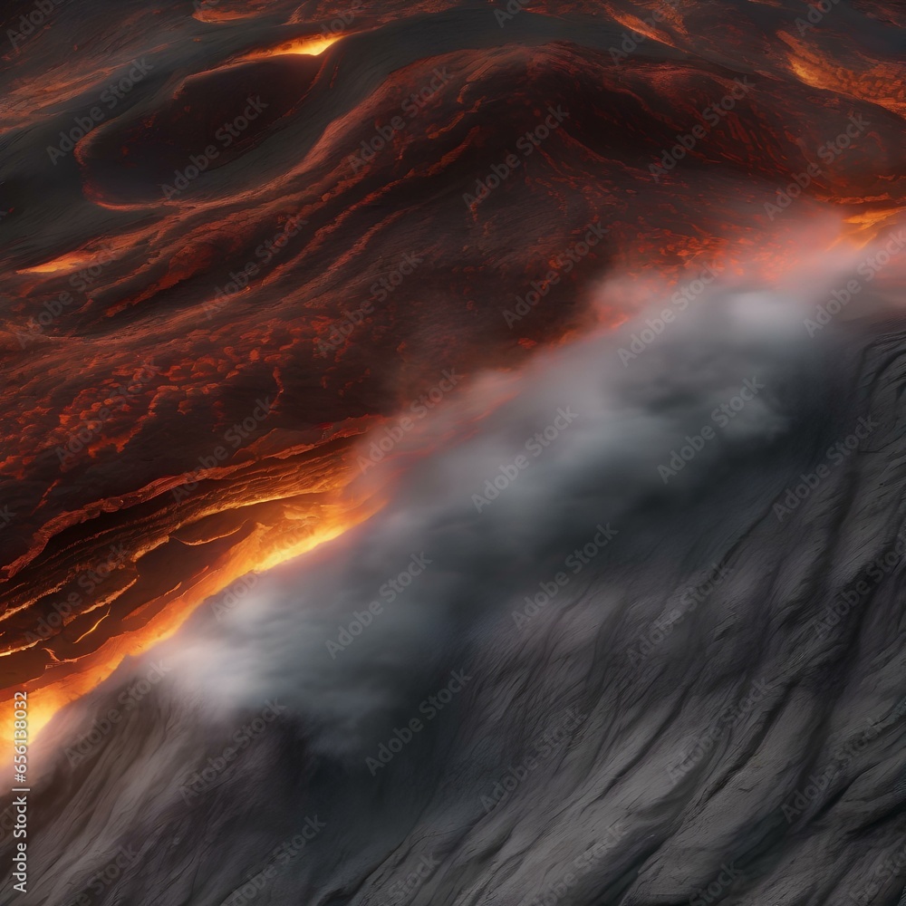 A cross-section of a volcano, revealing its magma chamber, vent, and ...
