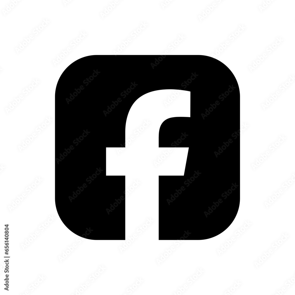 Vetor de facebook logo. social media icon , facebook icon social ...