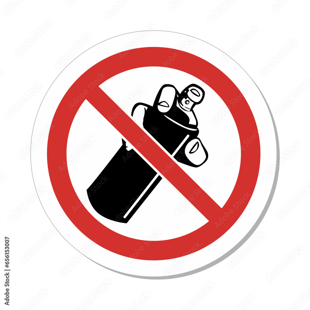 ISO No Spraying Prohibition Sign: Do Not Spray Symbol Stock Vector ...