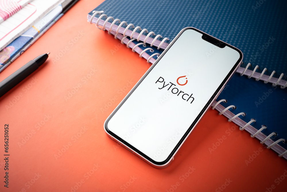 West Bangal, India - july 5, 2023 : PyTorch ai logo on phone screen ...
