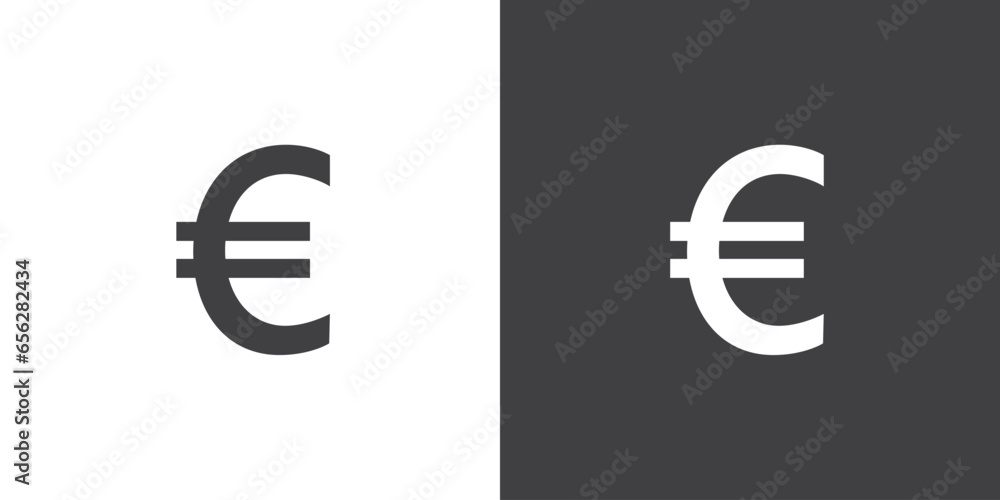 Euro currency Icon. Professional currency exchage icon, Simple design ...