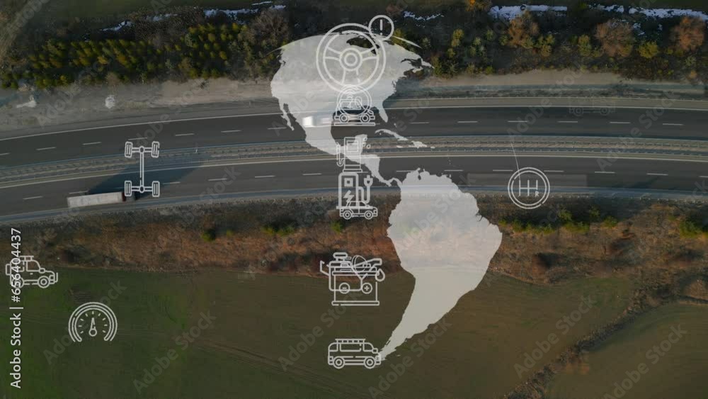 Intelligent Vehicles Cars Communicating Ai Logistic Autonomous Delivery ...