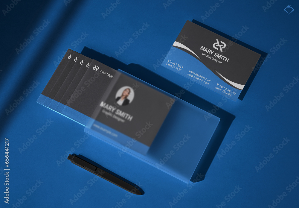 Minimal Business Card Stock Template | Adobe Stock
