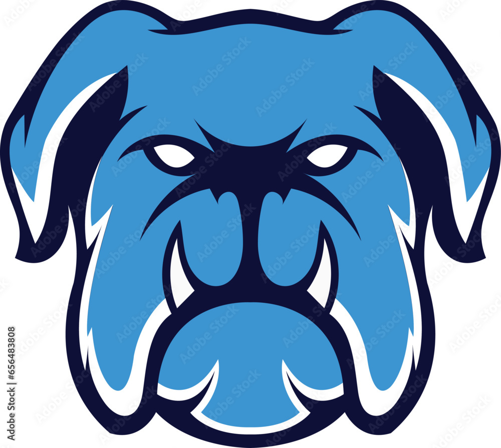 Dog Logo design, Dog sport logo vector , Dog head illustration vector ...